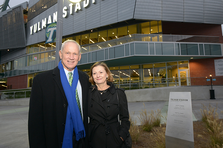 Campus leaders honored for stadium success | Tulane University News